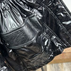 CHANEL | Jackets & Coats | Chanel Shiny Patent Black Jacket Auth 36 ...